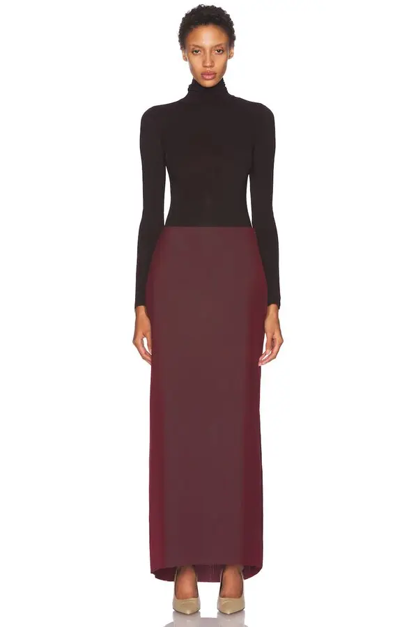 THE ROW Basile Bodysuit - Fondente