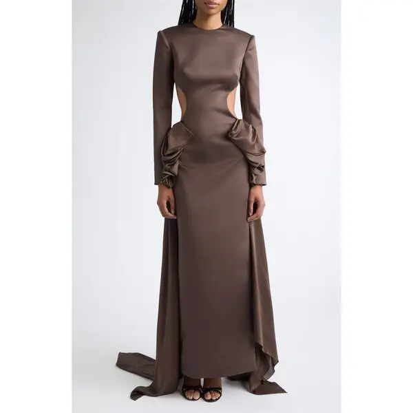 Zimmermann Clash Bow Maxi Dress