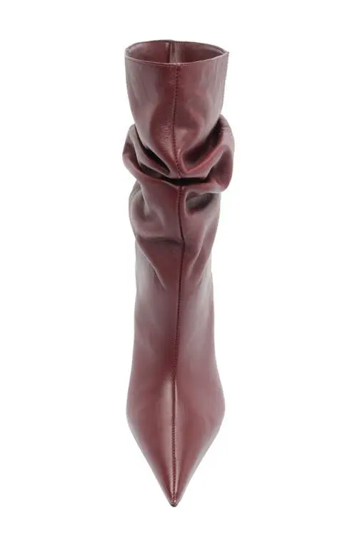 AREZZO Cara Slouch Wedge Bootie - Fresh Ruby