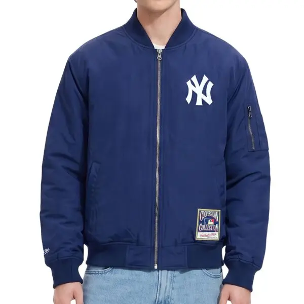 Mitchell & Ness Mlb New York Yankees Dodgers Bomber Jacket Asia Sizing
