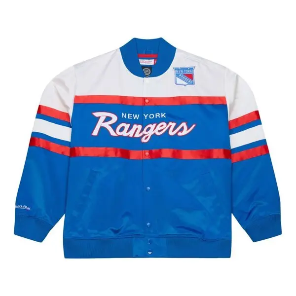 Mitchell & Ness Nhl New York Rangers Lifestyle Jacket Asia Sizing