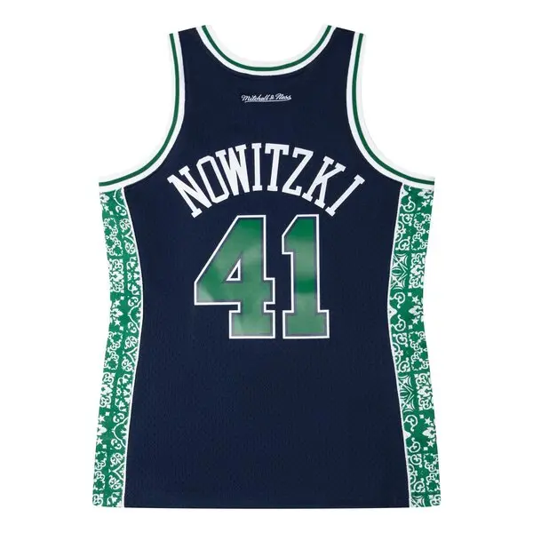 Mitchell & Ness Nba China Game 2026 Macao Exclusive Dallas Mavericks Dirk Nowitzki Jersey Asia Sizing - Navy