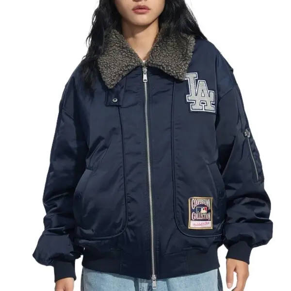 Mitchell & Ness Mlb Los Angeles Dodgers Puffer Jacket Asia Sizing