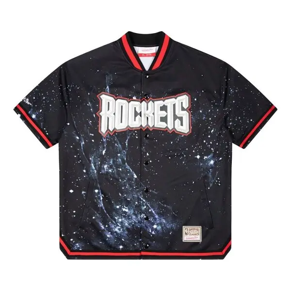 Mitchell & Ness Nba China Game 2026 Macao Exclusive Houston Rockets Jersey Asia Sizing - Black