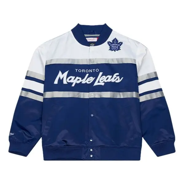 Mitchell & Ness Nhl Toronto Maple Leafs Lifestyle Jacket Asia Sizing