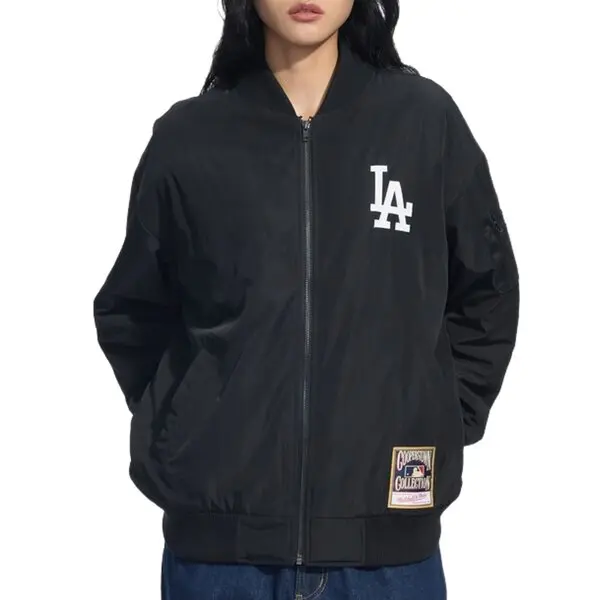 Mitchell & Ness Mlb Los Angeles Dodgers Bomber Jacket Asia Sizing