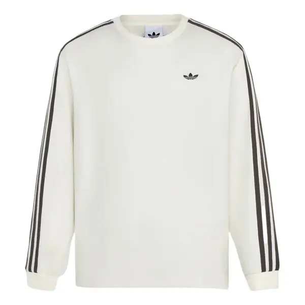 Adidas Long Sleeve T-shirt Asia Sizing 'white Black