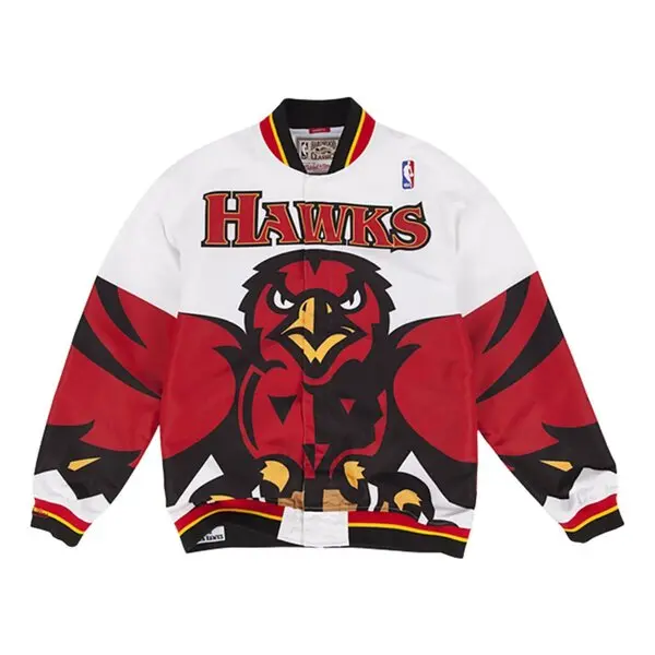 Mitchell & Ness Atlanta Hawks 90s Training Jacket Asia Sizing