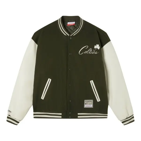 Mitchell & Ness New Vintage Boston Celtics Bomber Jacket Asia Sizing