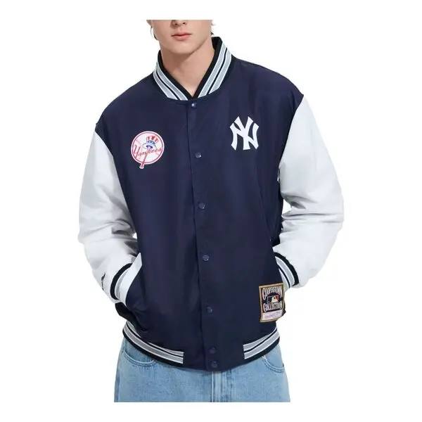 Mitchell & Ness Mlb New York Yankees Lifestyle Jacket Asia Sizing