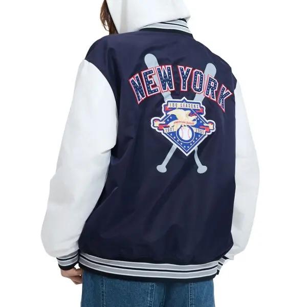 Mitchell & Ness Mlb New York Yankees Lifestyle Jacket Asia Sizing