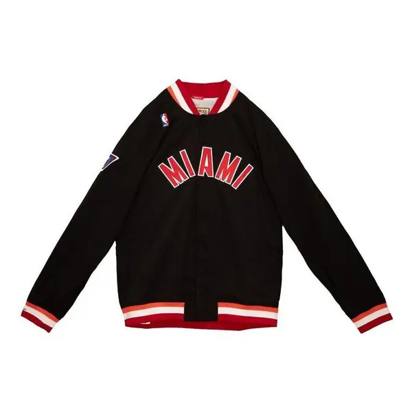 Mitchell & Ness Miami Heat Warriors Lifestyle Jacket Asia Sizing
