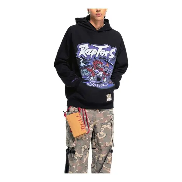 Mitchell & Ness Toronto Raptors New Vintage Hooded Sweatshirt Asia Sizing