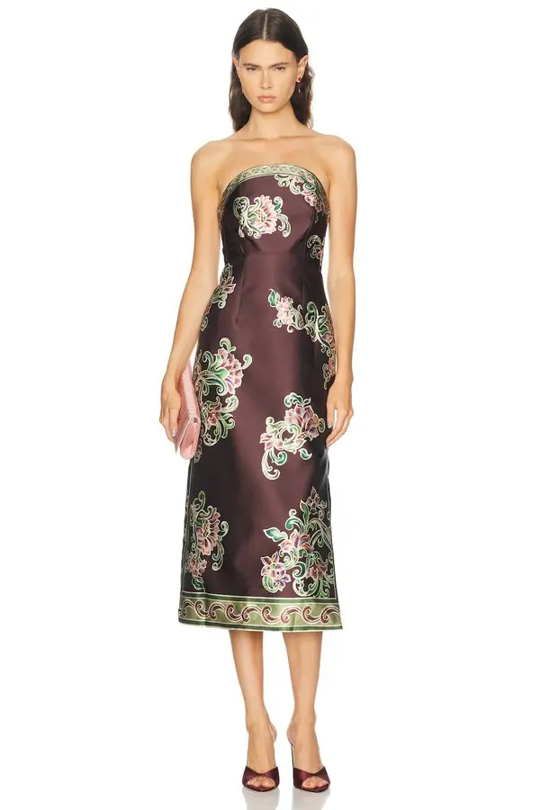 ALEMAIS Josie Bodice Midi Dress