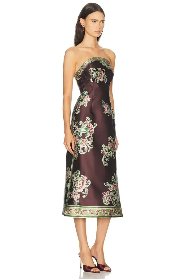 ALEMAIS Josie Bodice Midi Dress