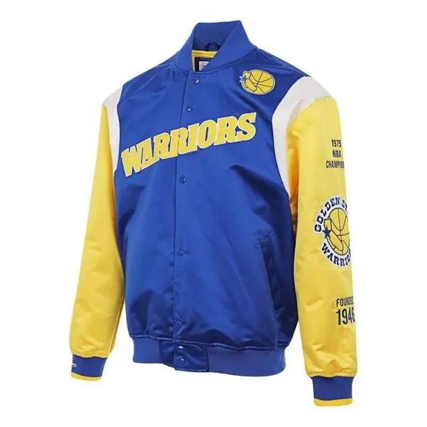 Mitchell & Ness 90s Vintage Golden State Warriors Jacket Asia Sizing