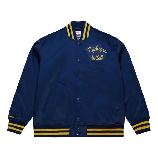 Mitchell & Ness Ncaa University Of Michigan Lifestyle Jacket Asia Sizing