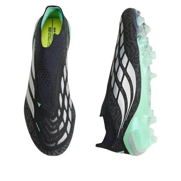 Adidas Predator Elite Laceless Fg 'core Black Silver Metallic