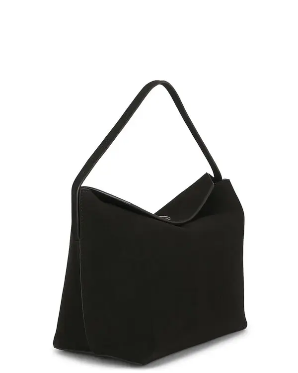 Christopher Esber Turnlock Suede Shoulder Bag