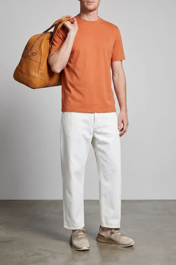 Brunello Cucinelli Cotton Knit Sneaker