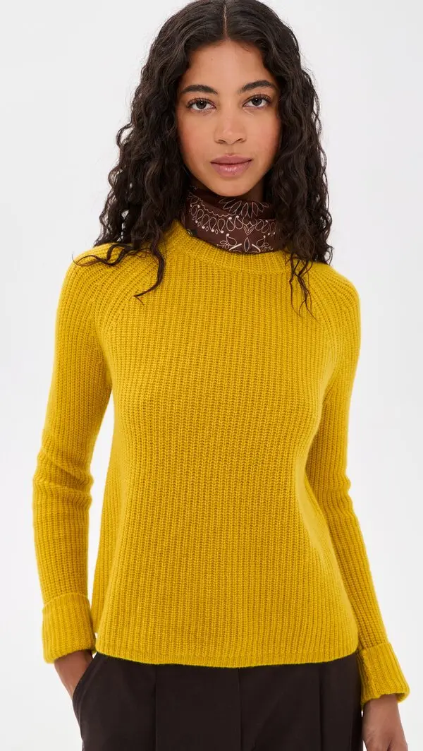 Jenni Kayne Cashmere Fisherman Crewneck Sweater