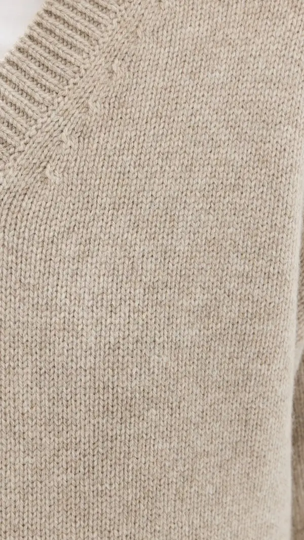 Daughter Sora Slouch V Neck Wool Sweater