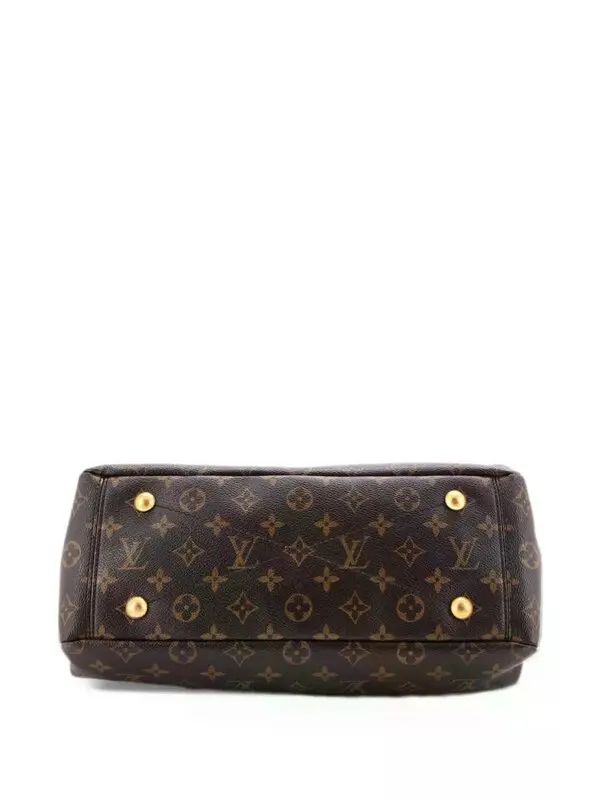 LOUIS VUITTON Pallas Tote Monogram Canvas With Leather Shoulder Bag