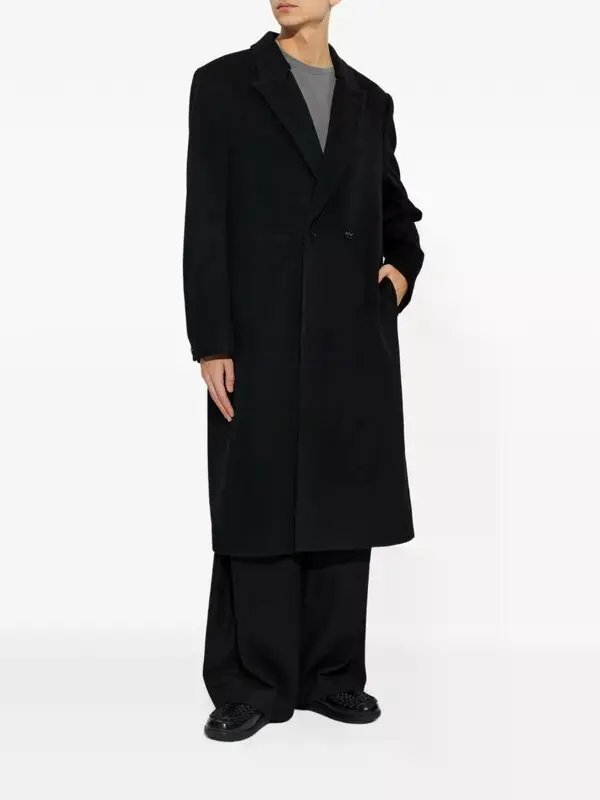 POST ARCHIVE FACTION Double-breasted Coat - Black