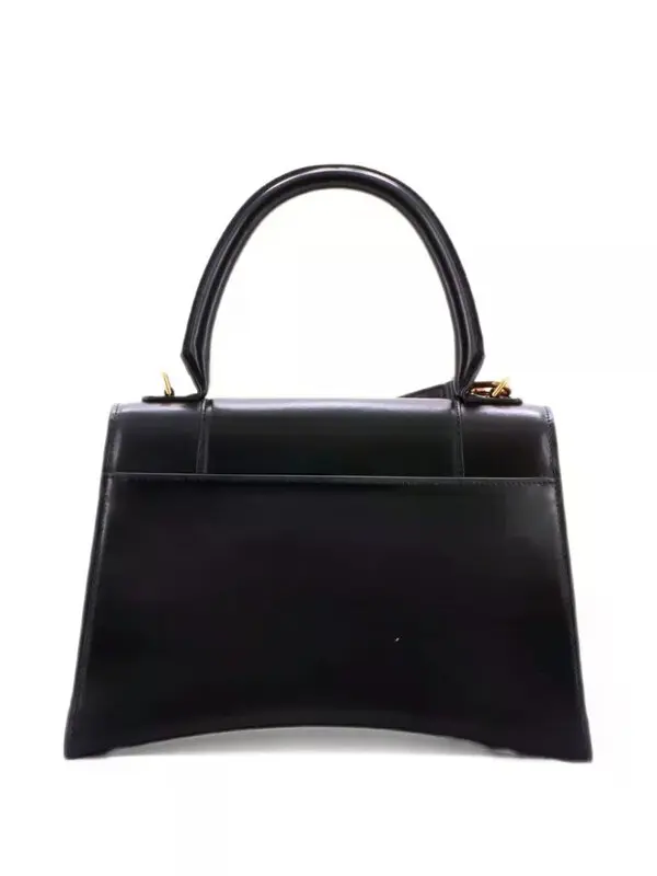Balenciaga Hourglass Top Handle Bag Leather Medium Satchel