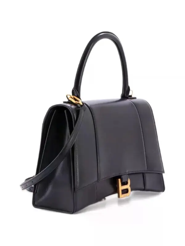 Balenciaga Hourglass Top Handle Bag Leather Medium Satchel