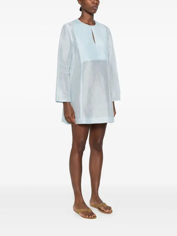 Tory Burch Linen And Silk Blend Tunic