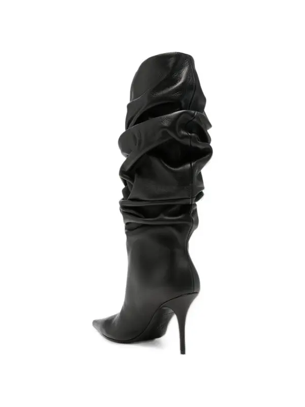 Amina Muaddi Anok Leather Boots