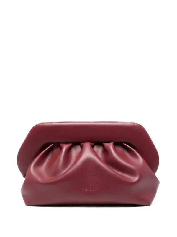 THEMOIRE Bios Vegan Leather Clutch - Brown