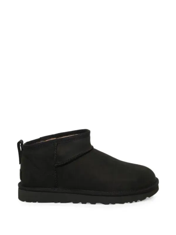 UGG Classic Ultra Mini Nubuck Boots - Black