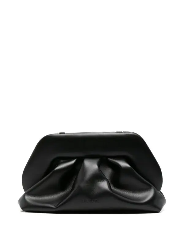 THEMOIRE Bios Vegan Leather Medium Clutch - Black