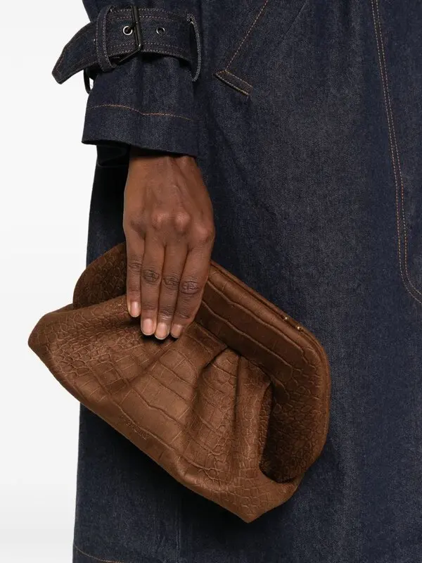 THEMOIRE Bios Suede Clutch