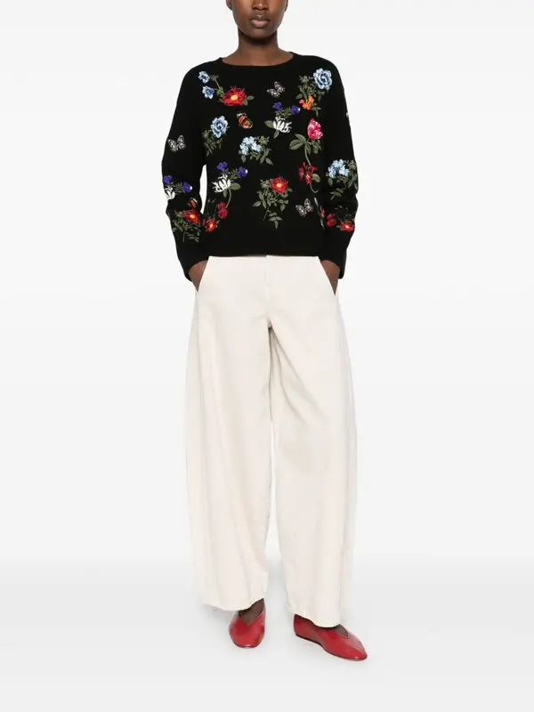 Alice + Olivia Teanna Wool Blend Sweater