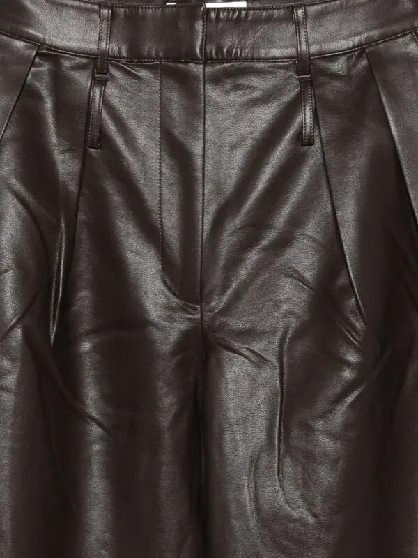 THE FRANKIE SHOP Jeva Faux Leather Trousers