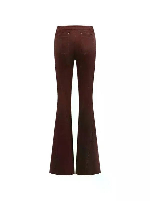 OUDE WAAG Corduroy Panelled Flared Trousers