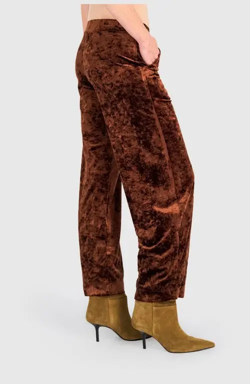 Alembika Crushed Velvet Flow Pants