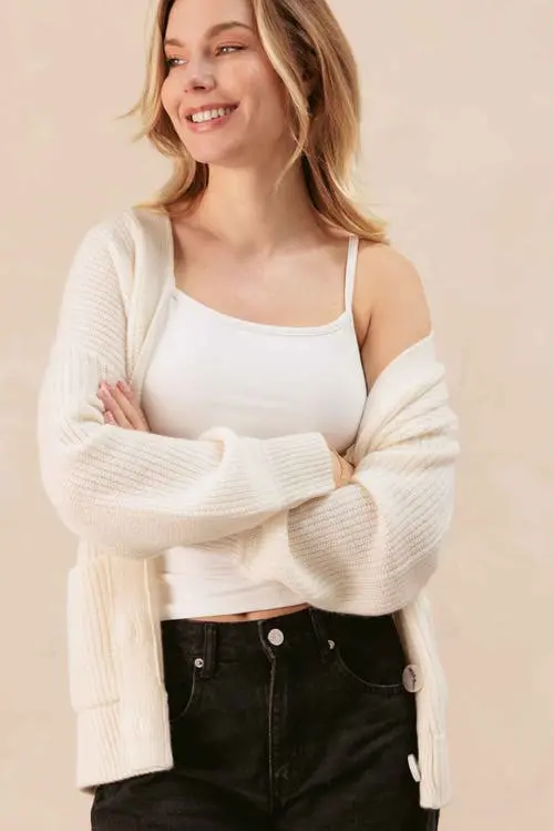 27 Miles Malibu Kamira Cashmere Oversized Cardigan