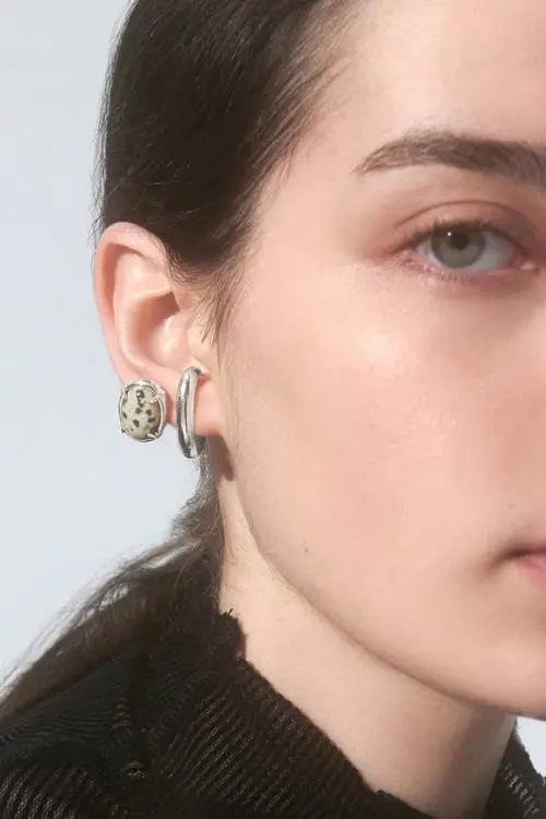 Lady Grey Jasper Earrings