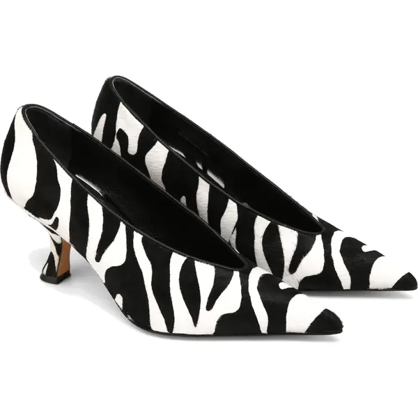 NAKED WOLFE Hero Pony Heels - Zebra
