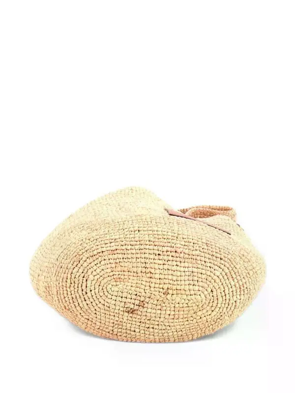 Loewe Slit Straw Small Tote Bag