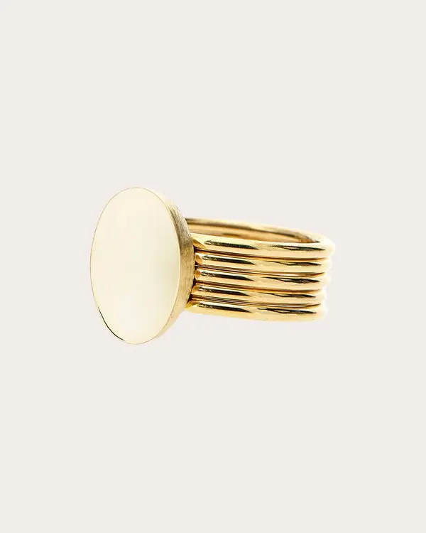 NANIS 18k Gold Five-band Sway Ring