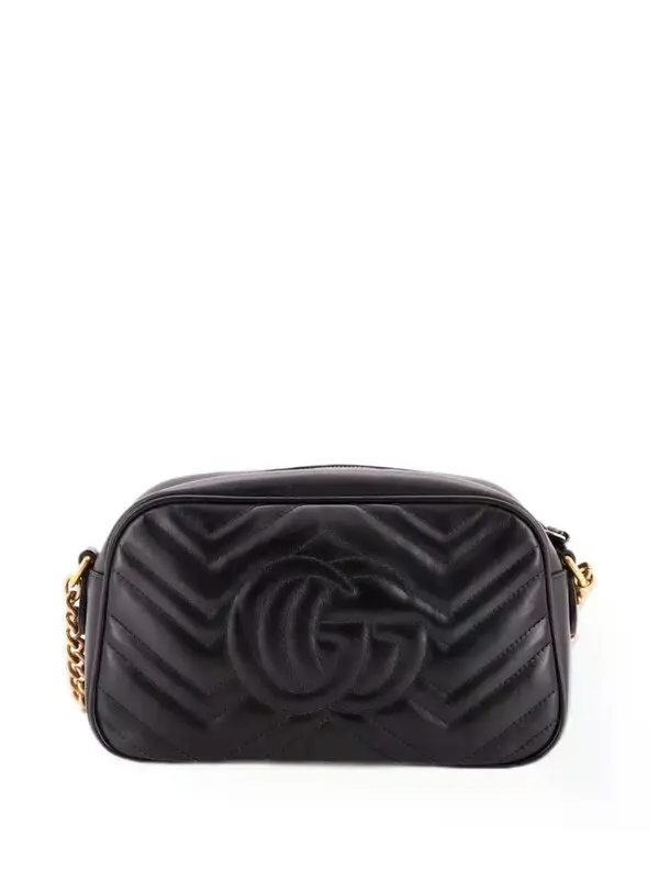 Gucci Gg Marmont Shoulder Bag Matelasse Leather Small Crossbody Bag
