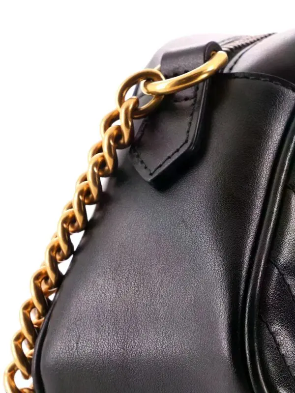 Gucci Gg Marmont Shoulder Bag Matelasse Leather Small Crossbody Bag
