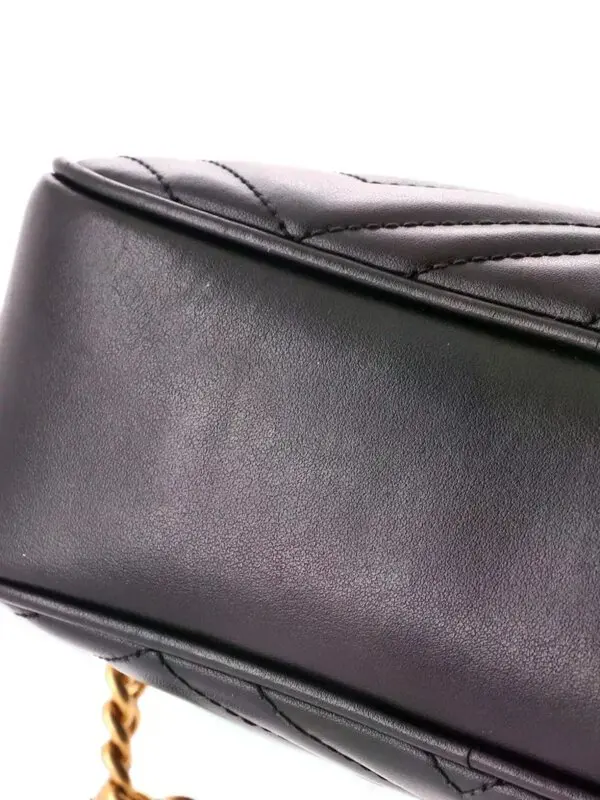 Gucci Gg Marmont Shoulder Bag Matelasse Leather Small Crossbody Bag