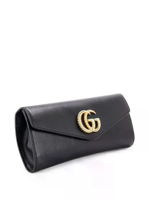 Gucci Gg Broadway Envelope Leather Clutch Bag