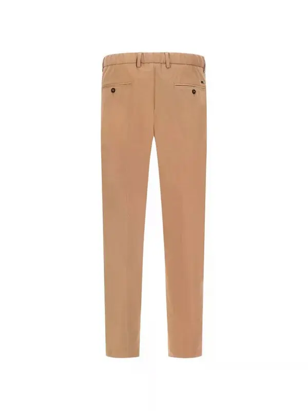 Herno Pleated Canvas Trousers